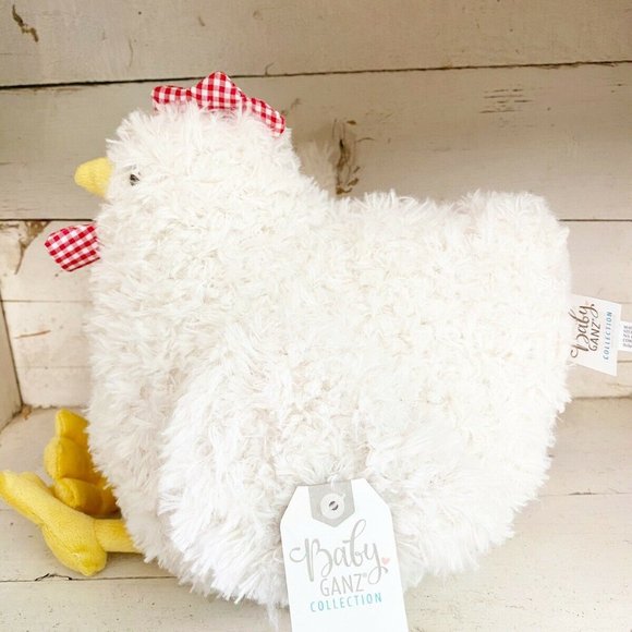 GANZ | Toys | Baby Ganz Happy Hill Farm Rattle Chicken Plush | Poshmark